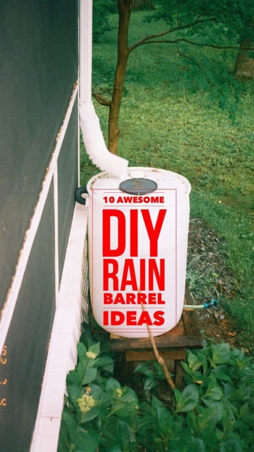 10 Easy Ways to Build Your Own Rain Barrel